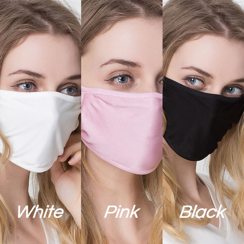 3 Pack 100 Mulberry Silk Face Mask Knitted Fabric | RachelSilk | United ...