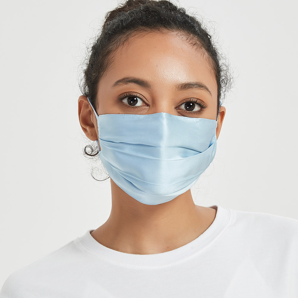 3 Pack Silk Face Mask Double Lined With Nose Wire | RachelSilk | United ...