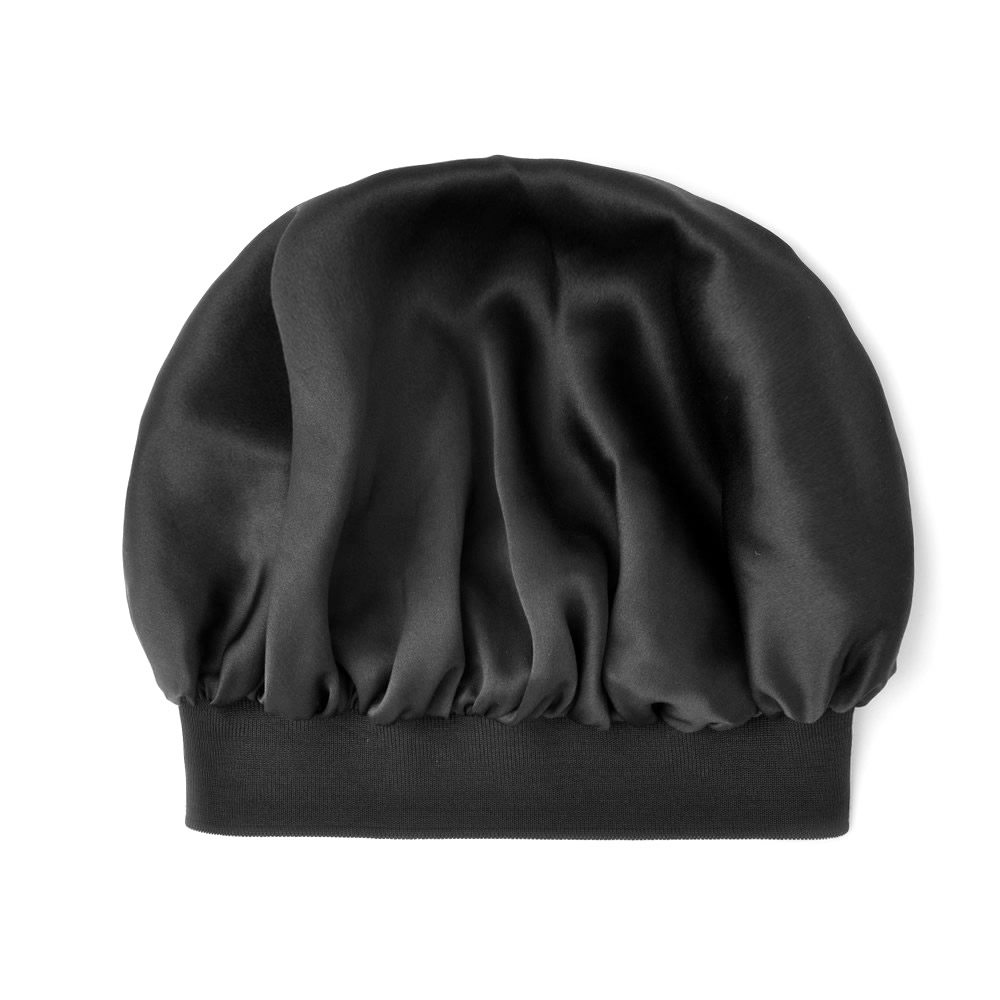 Traceless Elastic Band Silk Bonnet Silk Night Hair Wrap | RachelSilk ...