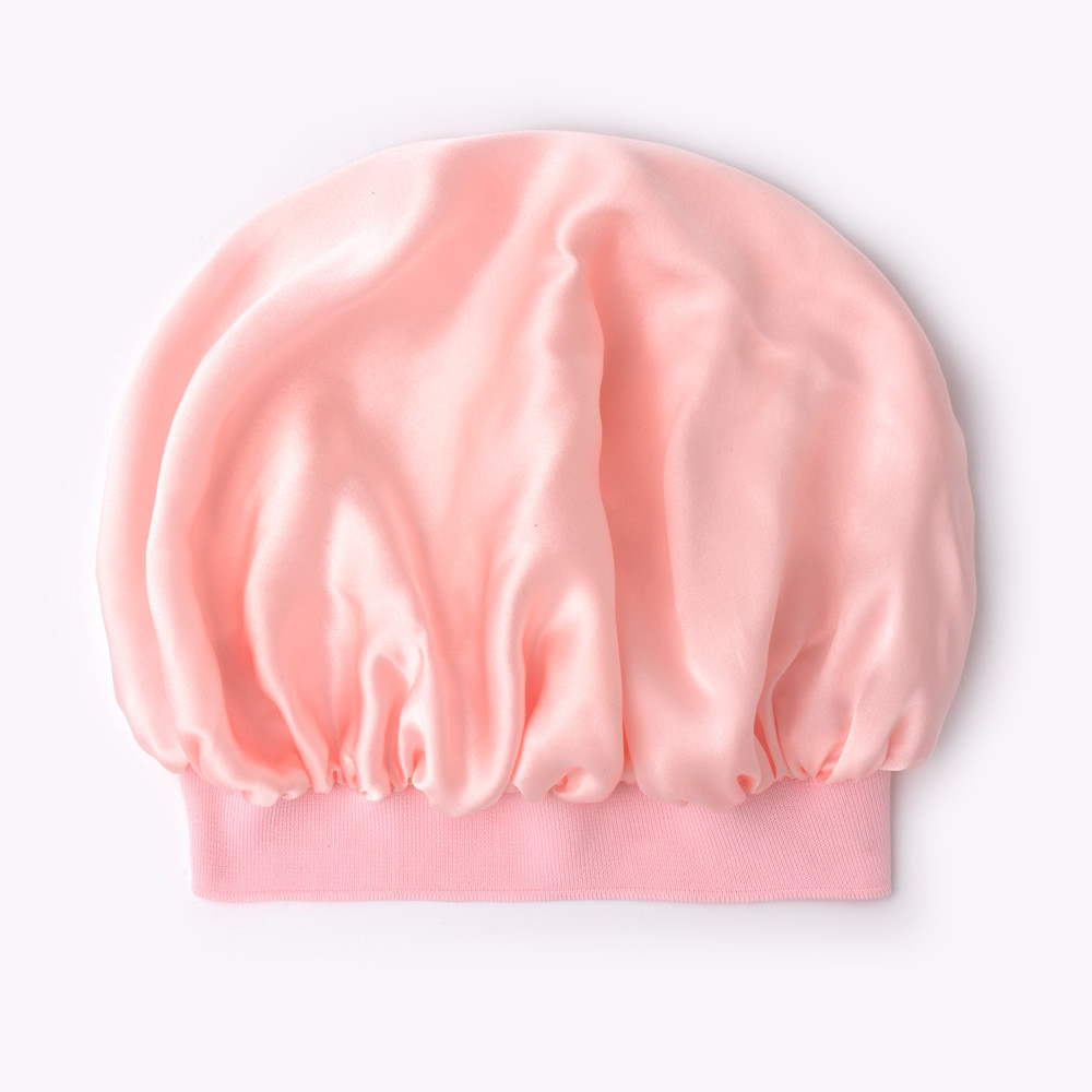Traceless Elastic Band Silk Bonnet Silk Night Hair Wrap | RachelSilk ...