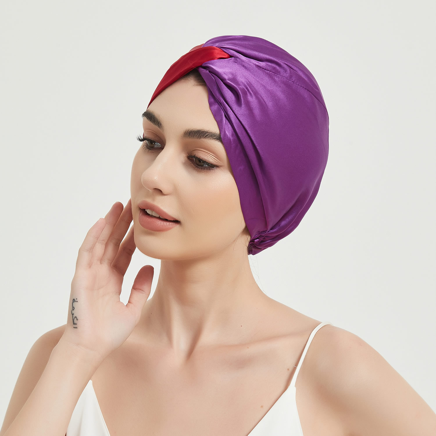 Silk Twisted Bonnet | 19 Momme | Double Lined | RachelSilk | United States