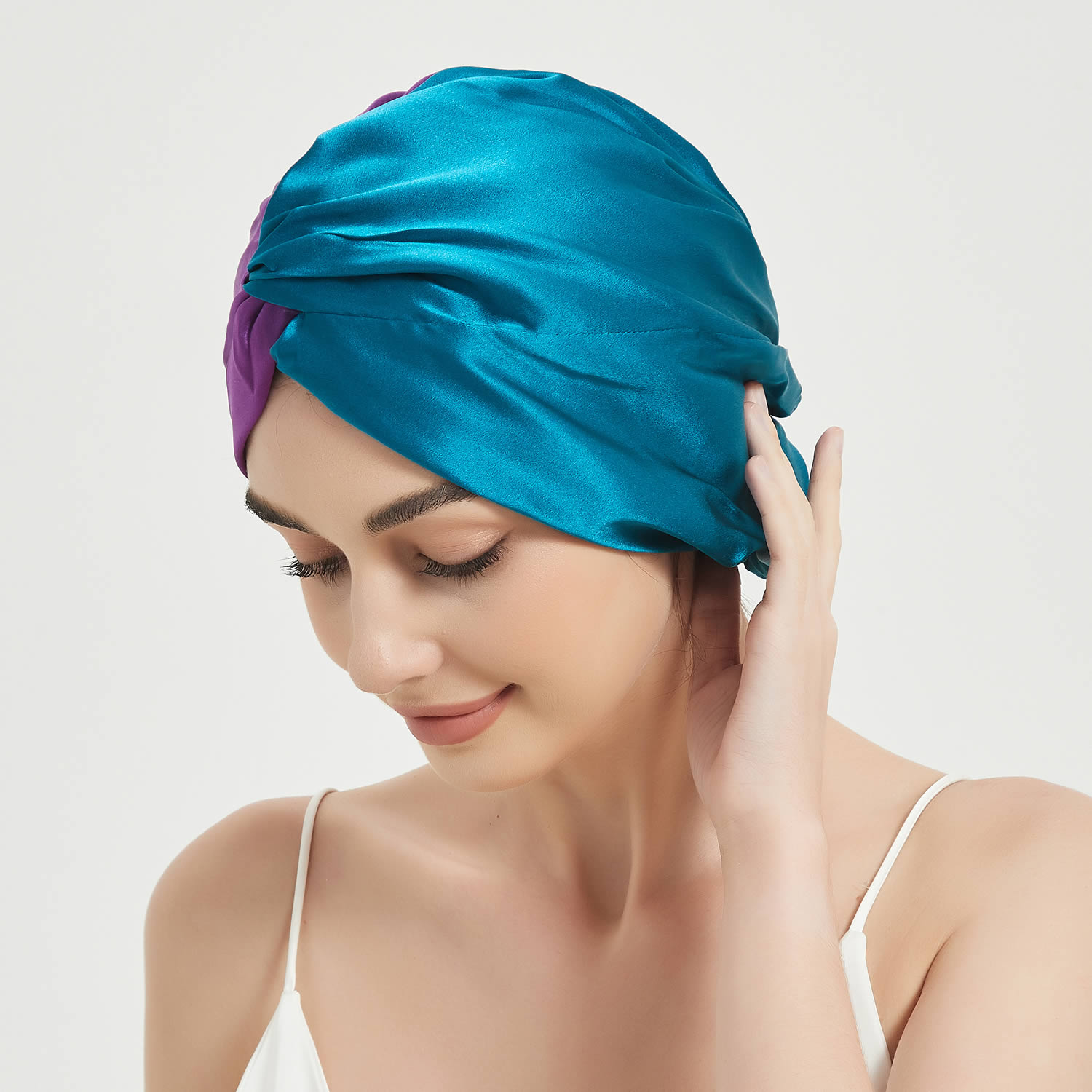 Silk Twisted Bonnet | 19 Momme | Double Layer | RachelSilk | United States