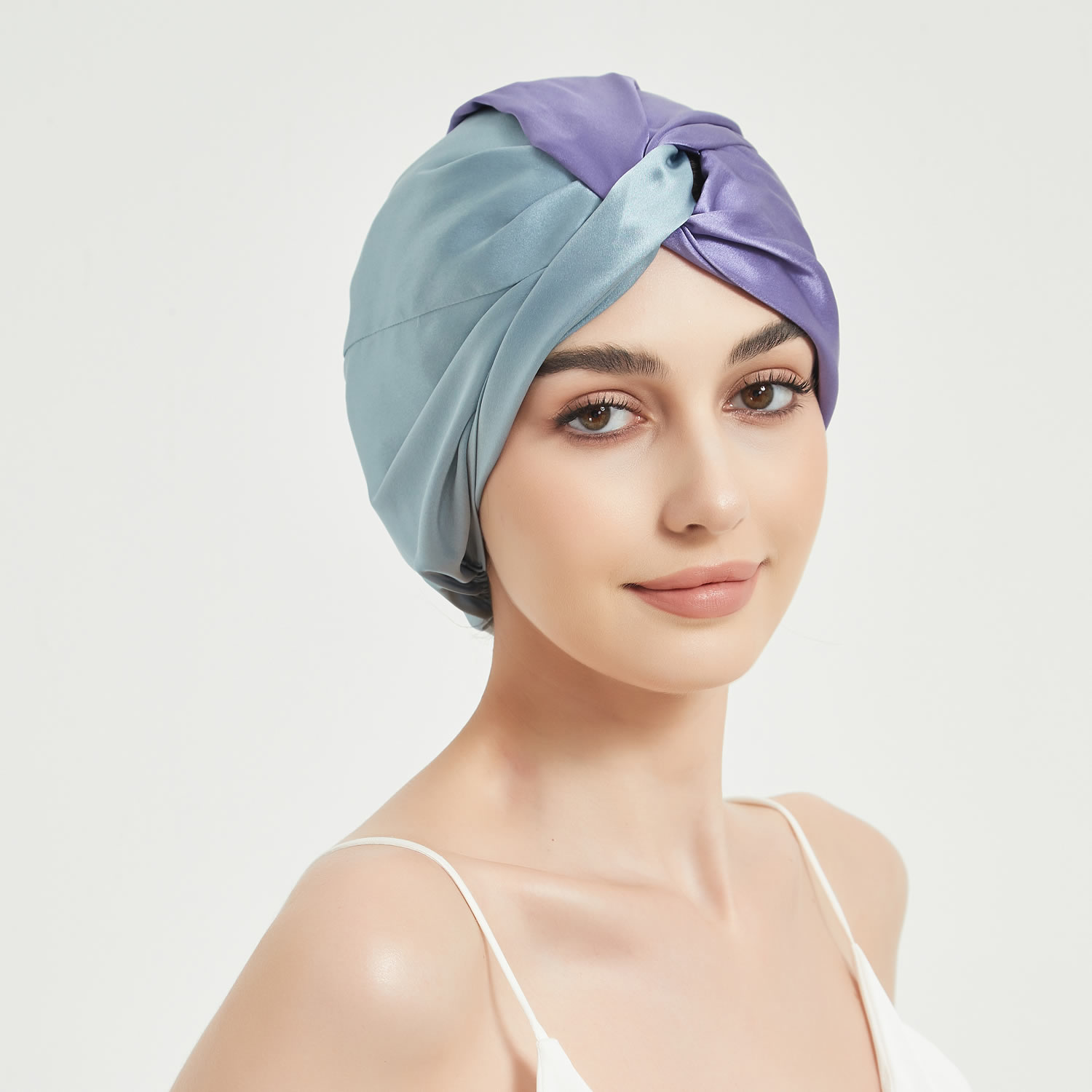 Silk Twisted Bonnet | 19 Momme | Double Lined | RachelSilk | United States