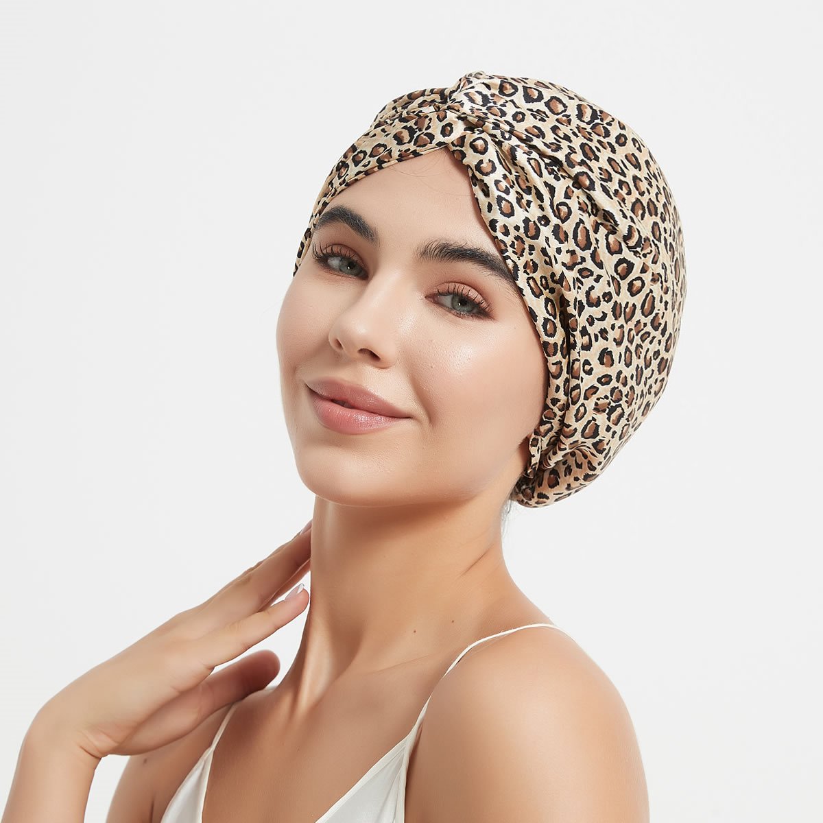 Silk Twisted Bonnet | Floral Print | Double Layered | RachelSilk ...