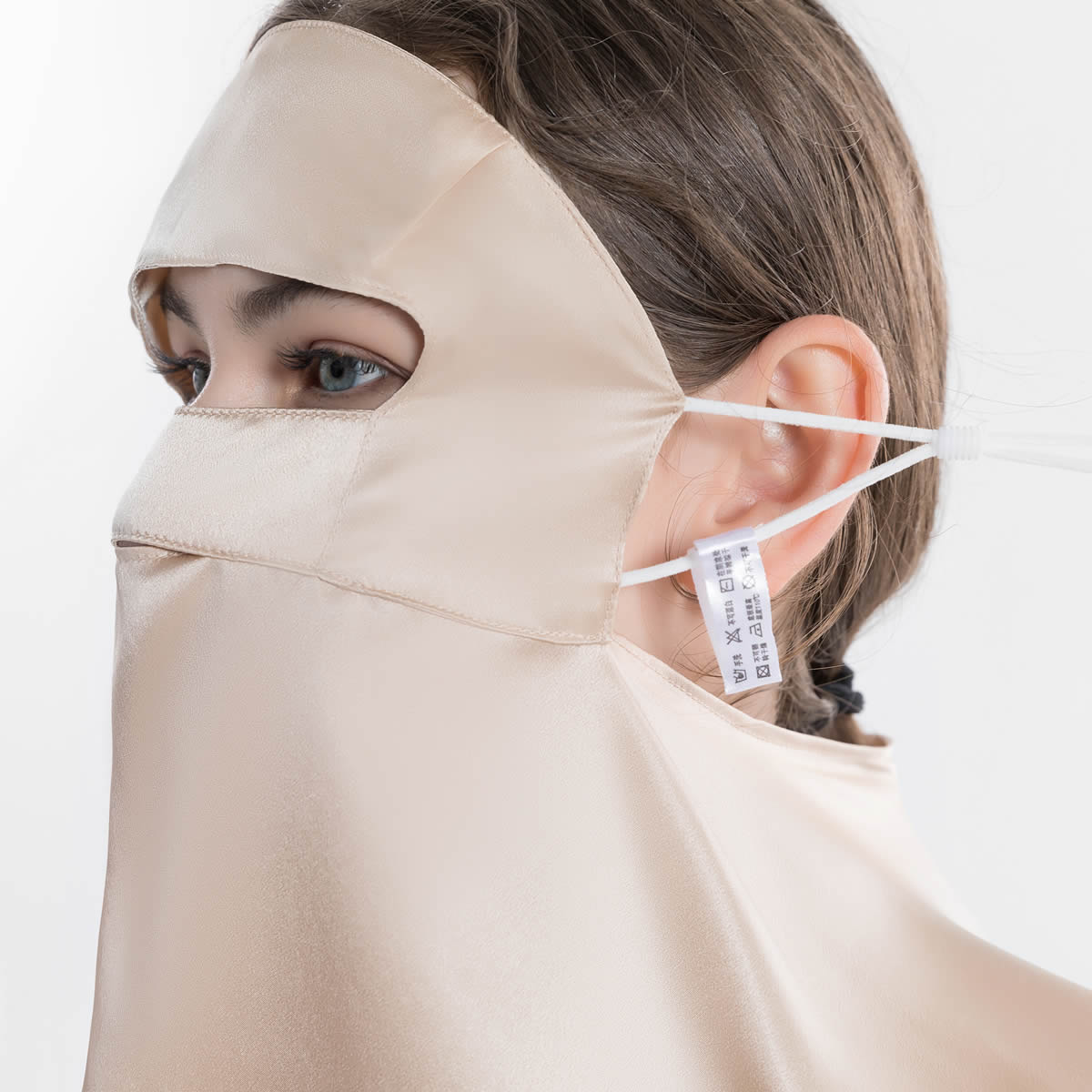 Extra Long Silk Face Neck Covering for Summer Sunproof | RachelSilk ...