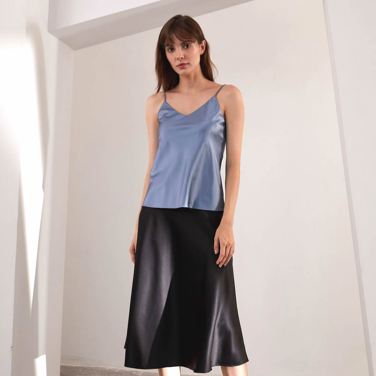 Women Classic Silk Camisole V Neck | RachelSilk | United States